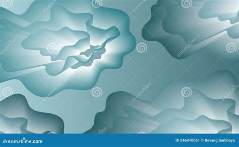 Smooth Gradient Digital Deep Shape Art Stock Illustrations 463 Smooth Gradient Digital Deep