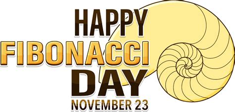 Fibonacci Day Poster Design 12822566 Vector Art At Vecteezy