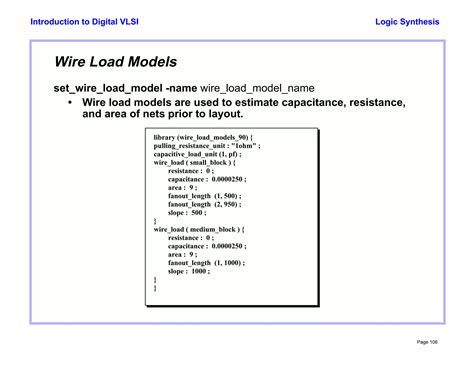 Basic Synthesis Flow And Commands In Digital Vlsi Pdf