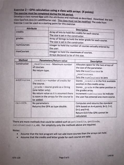 Solved Technologies Name Iste 120 Lab 09 Arrays And
