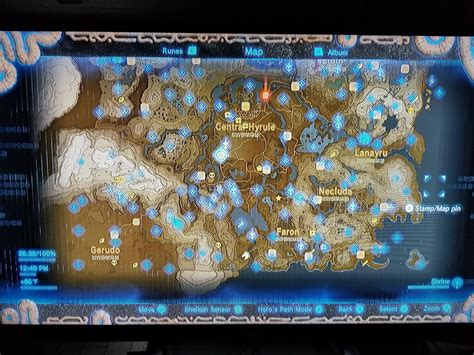 Map Of All Shrines Botw Maping Resources Eroppa