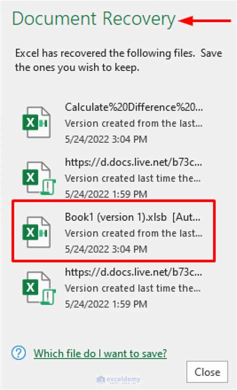 how to recover file after crash in excel 4 methods exceldemy