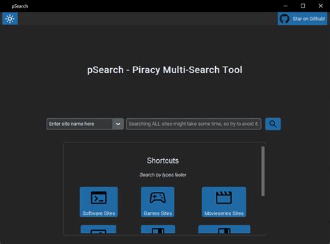 GitHub SerjSX PSearch Searching Tool Written In Python For Piracy Related Websites