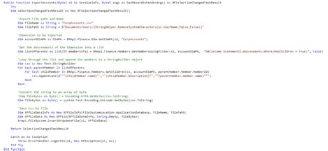 Onestream Export Data To Csv File Mindstream Analytics