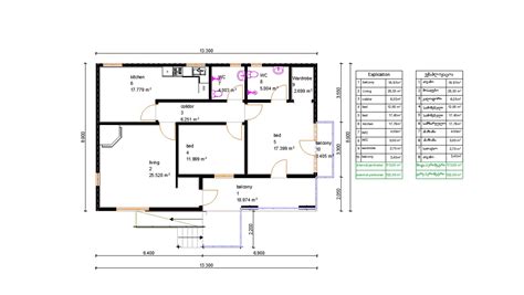 122 კვადრატიანი ერთსართულიანი კერძო სახლის პროექტი Kotejebi Ge