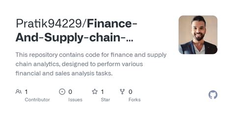 Github Pratik94229finance And Supply Chain Analysis Using Mysql This Repository Contains
