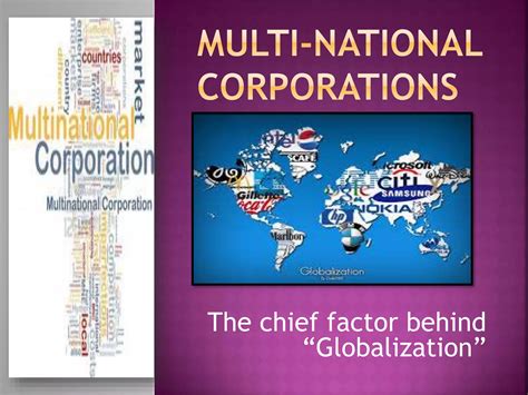 Slides On Multi National Corporations Ppt