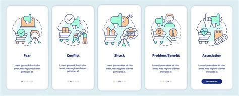 Premium Vector Business Techniques Onboarding Mobile App Screen