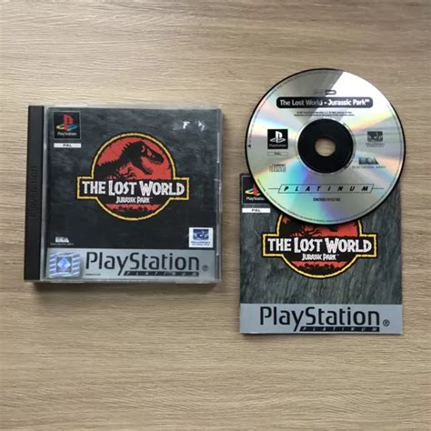 The Lost World Jurassic Park For Playstation 1 Ps1 Disc Manual And Case