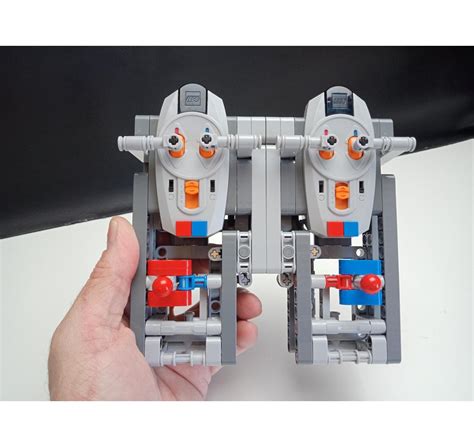 Lego Moc Dual Power Functions Ir Controller Joystick By Hru Bricks Rebrickable Build With Lego