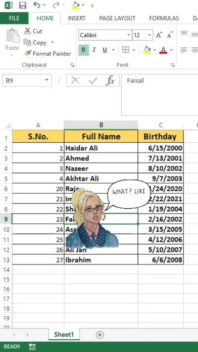 Automatically Update Serial Numbers Excel Trick Row Formula Youtube