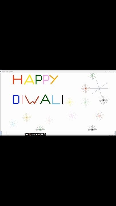 Diwali 🎇🎇 🪔 Songs Python Turtle Code Programming Youtube