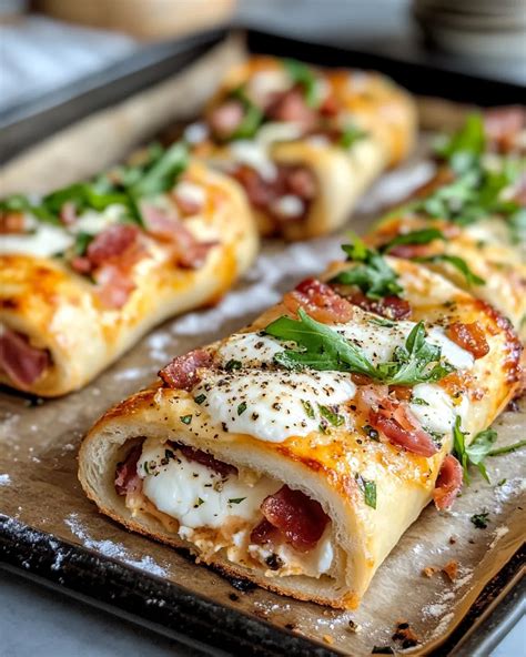 Prosciutto Fig Jam Breakfast Stromboli Forkandpan