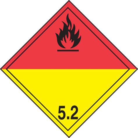 Tdg Placard Class 5 Tcp533ct1