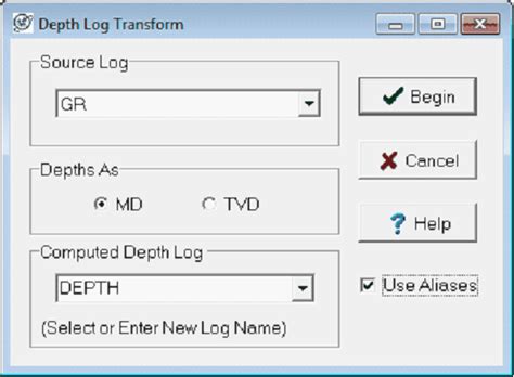 Depth Log Log Transform