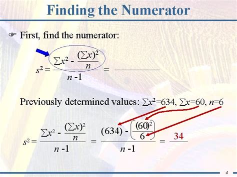 Finding Sample Variance Standard Deviation Using The Shortcut