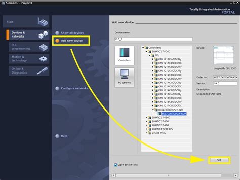 Setting Up S7 1200 1500 FACTORY I O