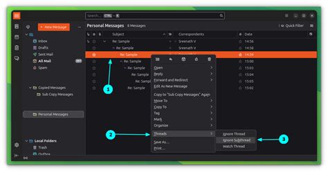 Tips And Tweaks For Handling Message Threads In Thunderbird Linux Punx