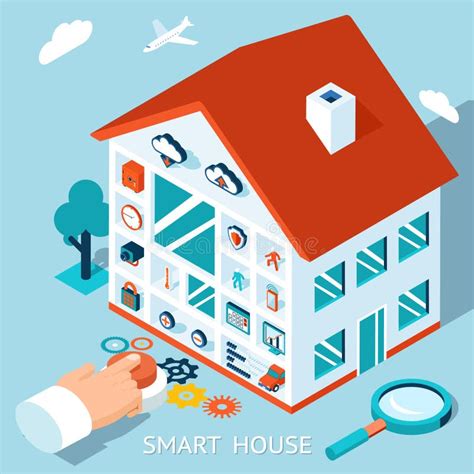 Smart Home Automation Technology Concept Stock Vector Illustration Of