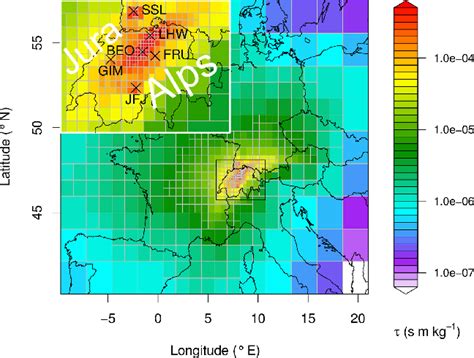 Figure 1 From Validation Of The Swiss Methane Emission Inventory By Atmospheric Observations And