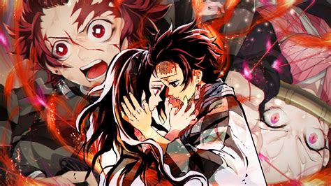 Demon Slayer Kimetsu No Yaiba Nezuko Kamado Tanjirou Kamado Hd Anime