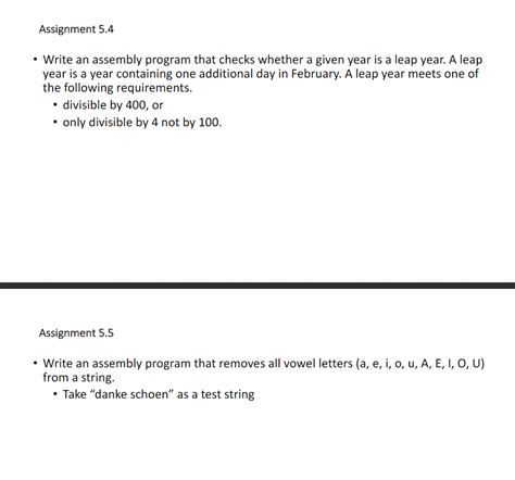 solved assignment 5 4 write an assembly program that checks