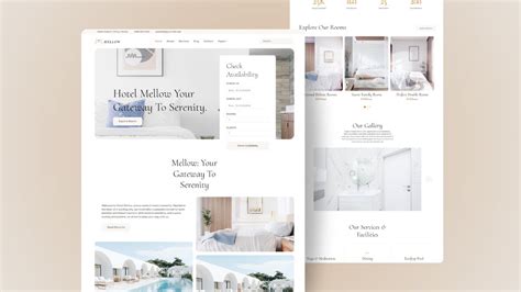 Responsive Hotel Website Design Html Css And Js Youtube