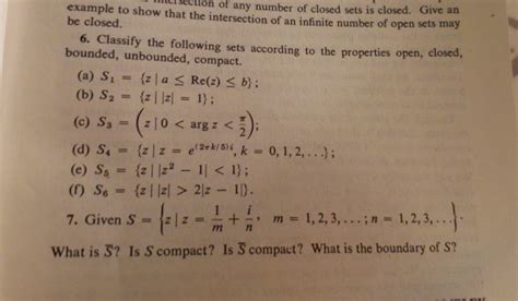 Solved On Of Any Number Of Closed Sets Is Closed Give An