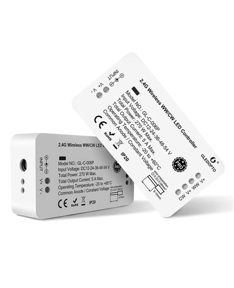 2 4G Wireless Gledopto Zigbee Pro CCT Controller
