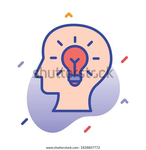 Brainstorming Idea Solution Head Fully Editable Stock Vector Royalty