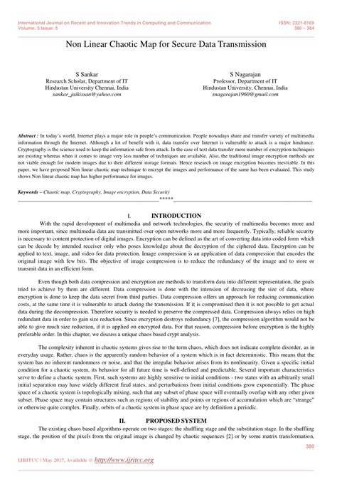 Pdf International Journal On Recent And Innovation Trends In Computing And Communication Non