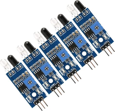 Ir 5 Pack Ir Infrared Obstacle Avoidance Sensor Module 5pcs Ir