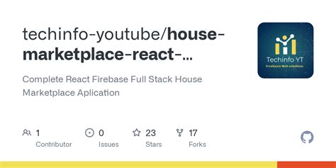 Github Techinfo Youtubehouse Marketplace React Firebase Complete