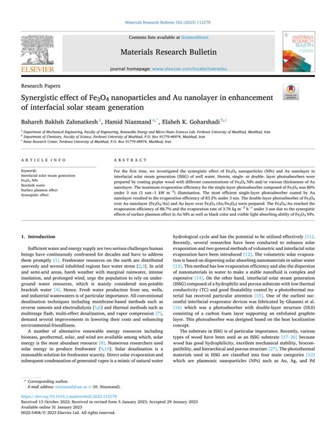 Pdf Synergistic Effect Of Fe3o4 Nanoparticles And Au Nanolayer In
