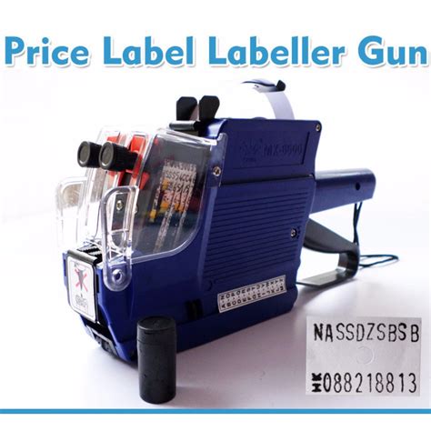 Price Tag Label Gun Maker Machine Labeller Handheld 2 Line 10 Digits Per Line Electronics