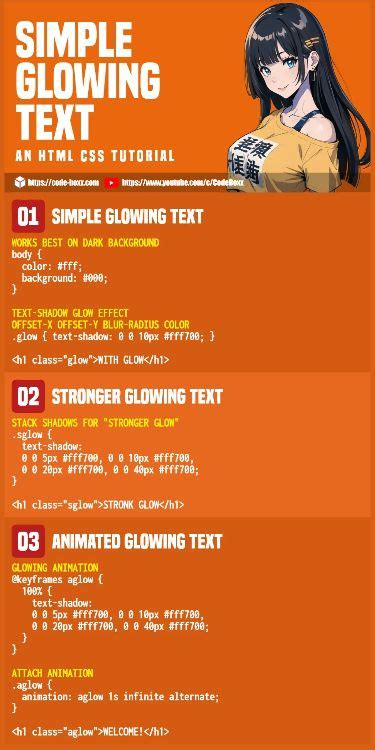 How To Create Glowing Text In Html Css In 2024 Css Tutorial Css