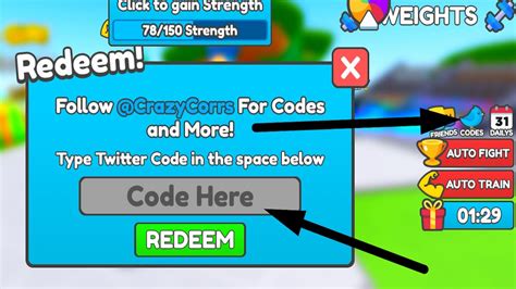 Bicep Simulator Codes September 2024 Pro Game Guides