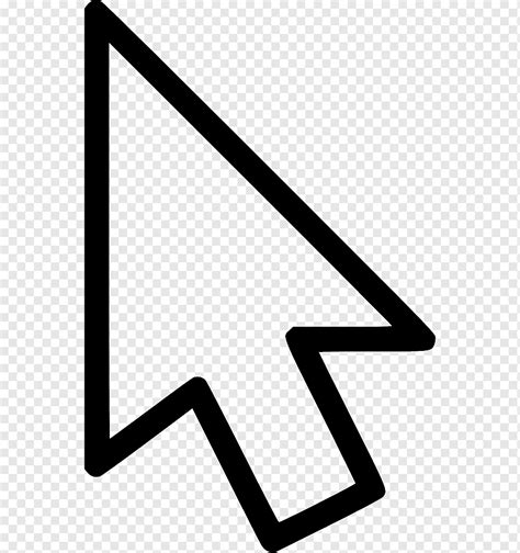 Computer Mouse Pointer Computer Icons Mouse Angle Electronics Triangle Png Pngwing