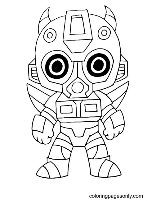 Chibi Bumblebee Transformers Coloring Page Free Printable Coloring Pages