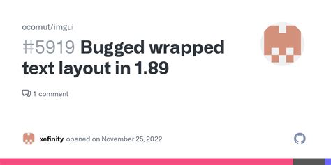 Bugged Wrapped Text Layout In 1 89 Issue 5919 Ocornut Imgui GitHub