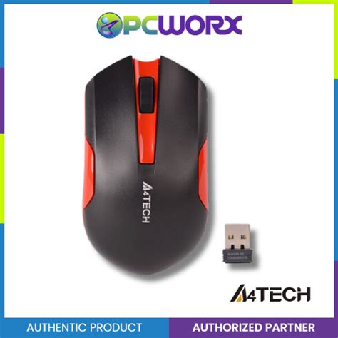 A4tech G3 200n Wireless Mouse Black Red — Pcworx