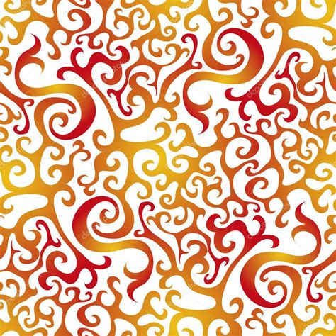 Seamless Fire Pattern — Stock Vector © Bonathos 4361371