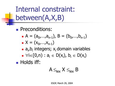 Ppt From Constraints To Finite Automata To Filtering Algorithms