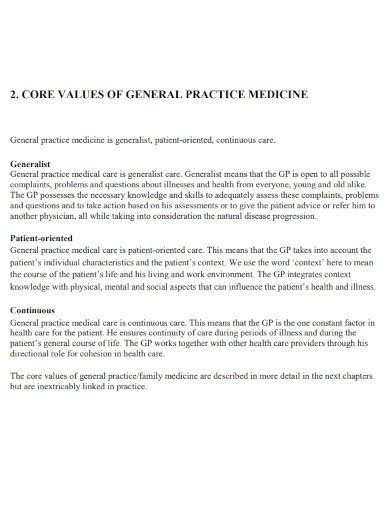 99 Core Values Examples