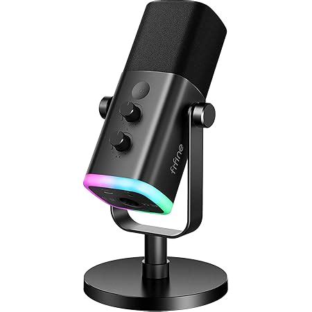 FIFINE XLR USB Gaming Microphone Studio Dynamic Streaming Mic