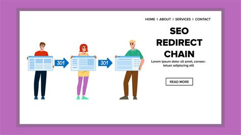 Hat Seo Redirect Chain Vector 41498766 Vector Art At Vecteezy