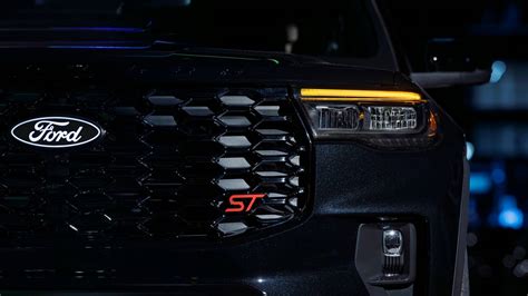 Fords New Explorer St Sinister Package Has Aftermarket Attitude With