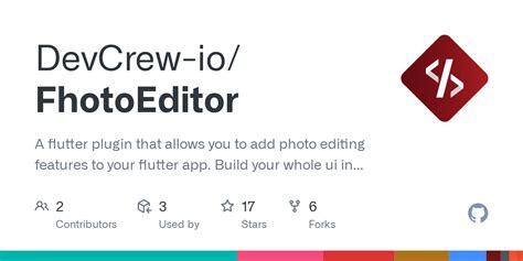 Github Devcrew Iofhotoeditor A Flutter Plugin That Allows You To Add Photo Editing Features