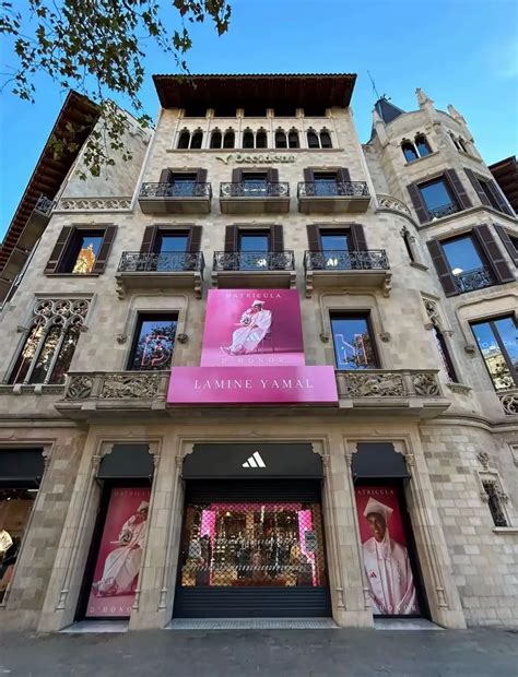 Lamine Yamals Mom Proudly Shows Off Adidas Posters Featuring Her Son