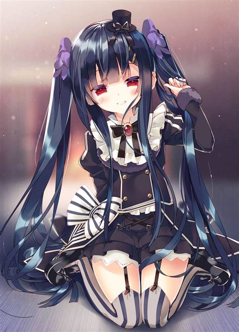 Aconite Flower Knight Girl 美少女花骑士 Aconite very long hair 双马尾 有河サトル